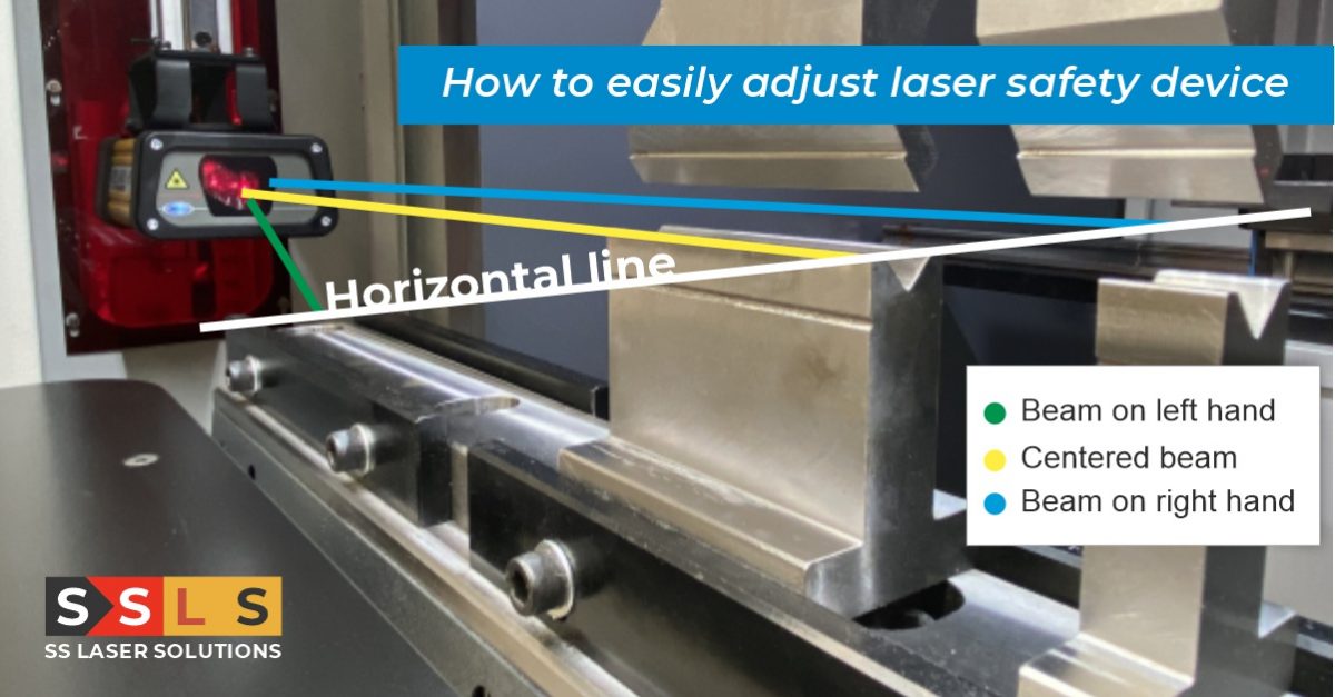 How to easily adjust laser safety device of your press brake - SS Laser ...